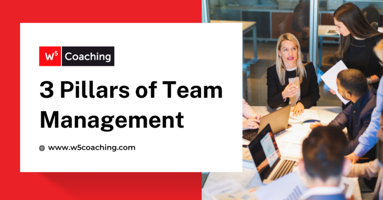 3 Pillars of Effective Team Management - W5 Business Coaching