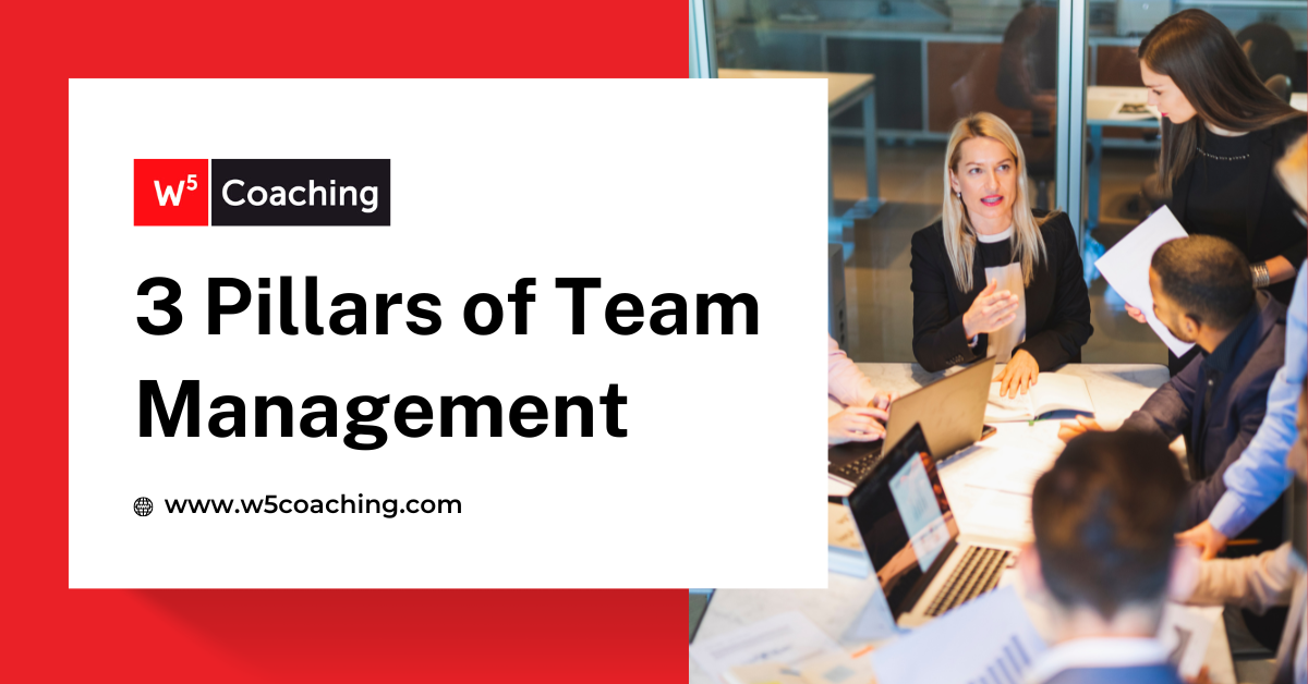 3 Pillars of Effective Team Management - W5 Business Coaching