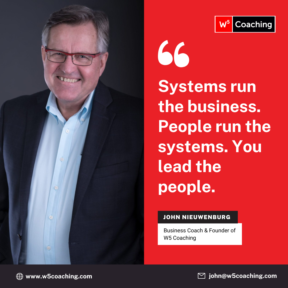 Business Systems: Checklists and SOPS - W5 Business Coaching